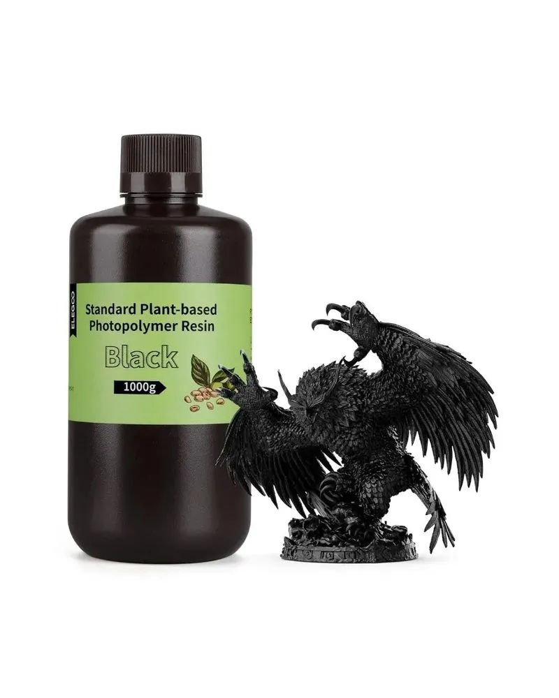 Plant Based Resin Elegoo 1Kg - Black | Games Online Shop
