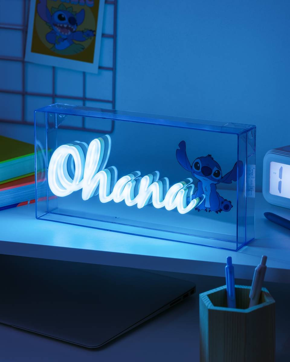 Lampa Paladone Disney - Stitch Ohana Neon Light | Top Cena