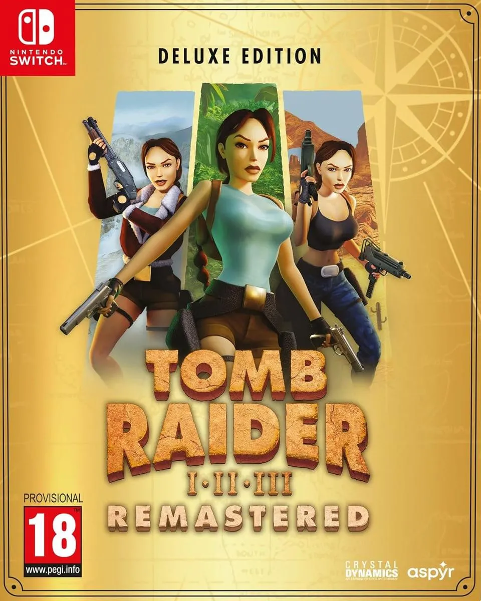 Switch Tomb Raider I-III Remastered Starring Lara Croft - Deluxe ...