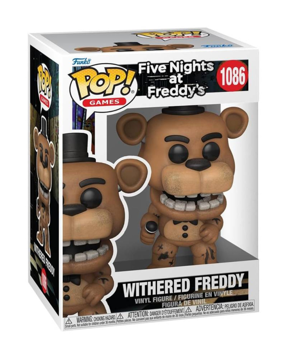 Bobble Figure Games - Five Nights at Freddy's POP! - Withered Freddy ...